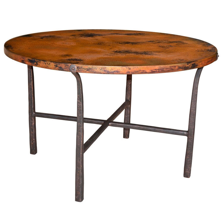 Cameron Dining Table with 48" Round Top is unique in every way. Chose from multiple top and ...