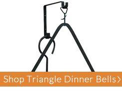 Wrought Iron Triangle Dinner Bells | Timeless Wrought Iron ...