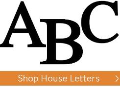 Wrought Iron House Letters - Metal Letters – timelesswroughtiron