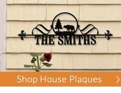Wrought Iron House Plaques - Custom Iron House Signs – timelesswroughtiron