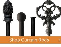 Buy Wrought Iron Curtain Rods and Drapery Rods Online – timelesswroughtiron