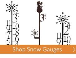 Snow Gauges, 2 or 3 foot high | www.TimelessWroughtIron.com ...