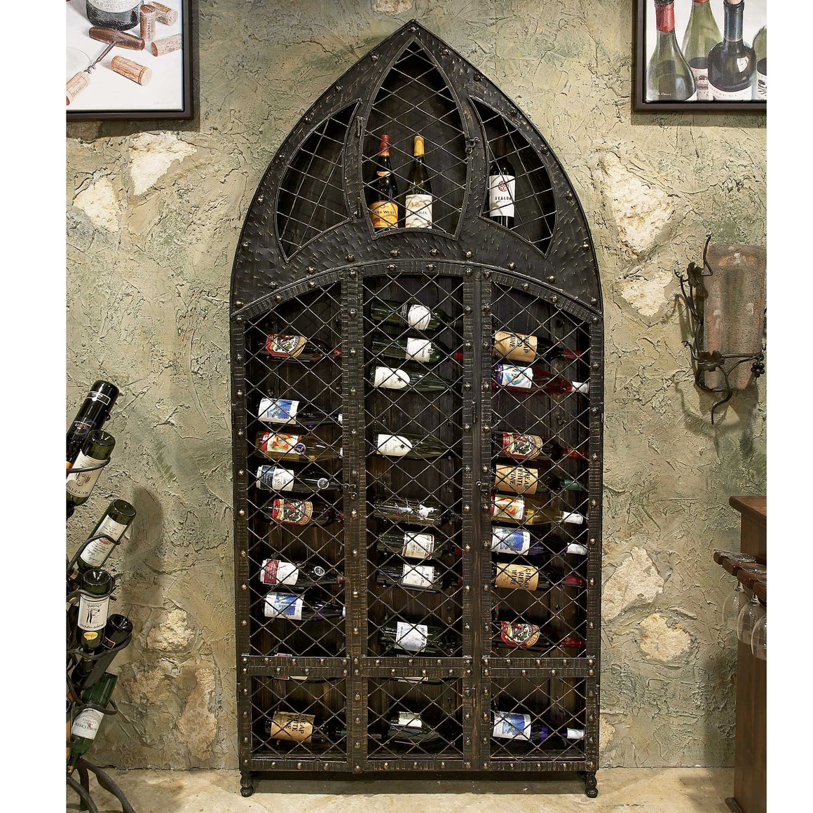Shop Wrought Iron Wine Racks, Free Shipping | www.TimelessWroughtIron ...