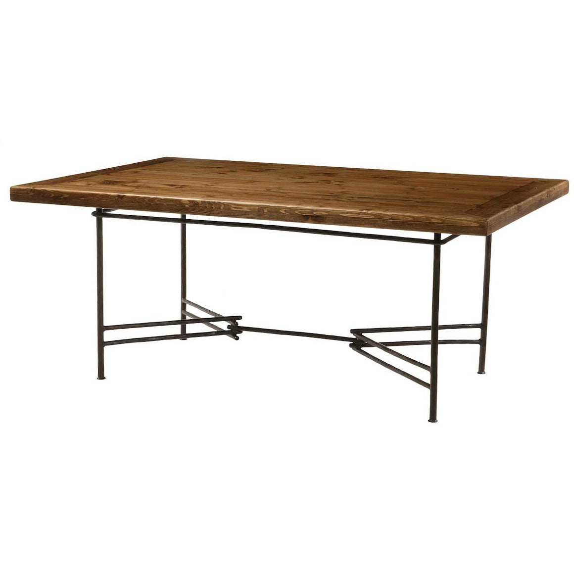 Rectangle and Square Iron Dining Tables | Iron Base Dining Table ...