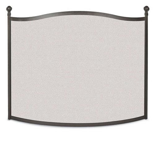 Wrought Iron Bowed Ball & Claw Screen by Pilgrim – timelesswroughtiron