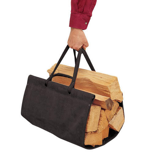 Wrought Iron Suede Fireplace Wood Carrier by Pilgrim – timelesswroughtiron