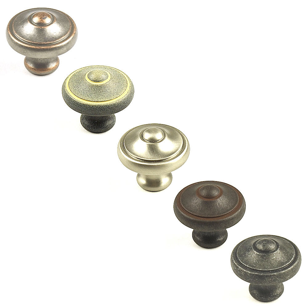 Country Zinc Die Cast, Knob, 1-3/16" diameter by Century Hardware ...