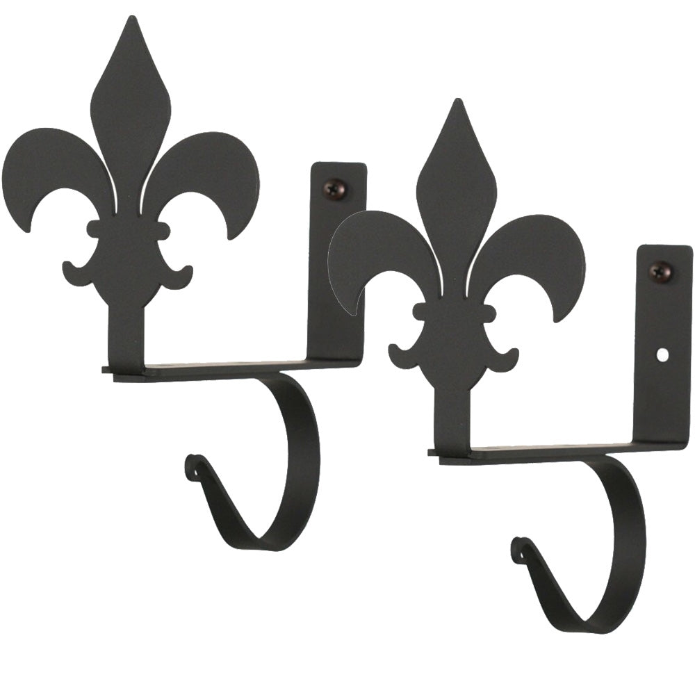 Curtain Rod Shelf Brackets | Sold in Pairs | Timeless Wrought Iron ...