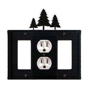 Pine Tree Combination Cover Center Outlet w/Left & Right GFI ...