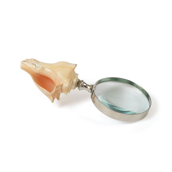 White Shell Magnifier – timelesswroughtiron
