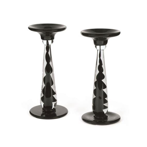 Pair Of Whitestone Candle Sticks – timelesswroughtiron