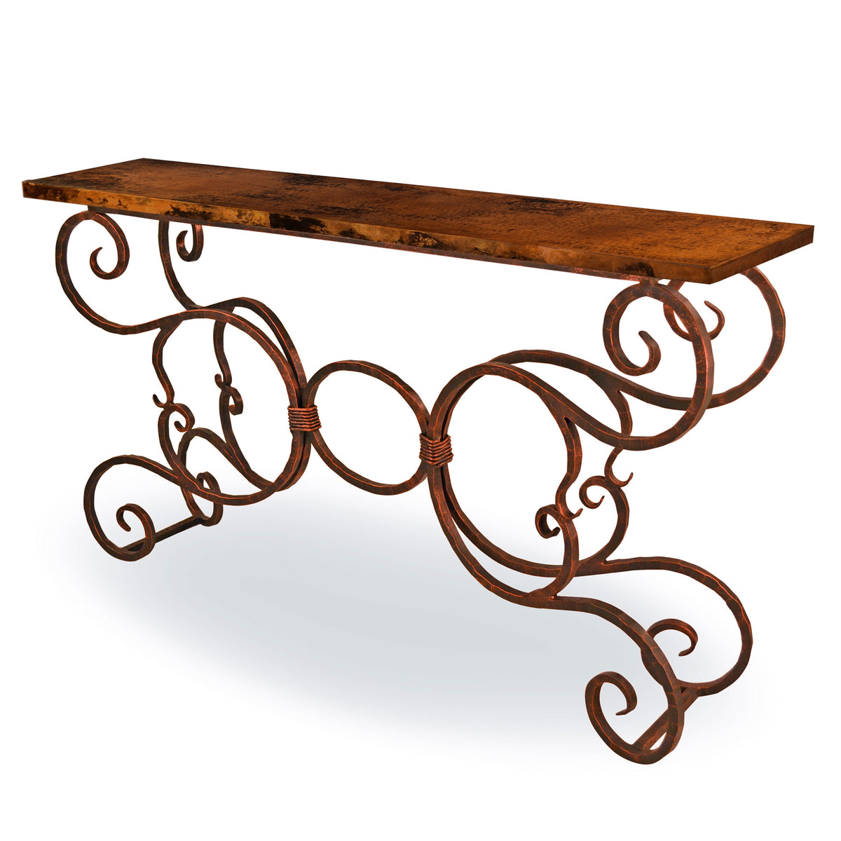 Alexander Iron Console Table Base – timelesswroughtiron
