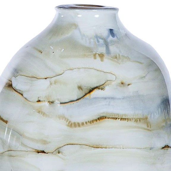 Small Recycled Glass Urn with Smoke Finish – timelesswroughtiron