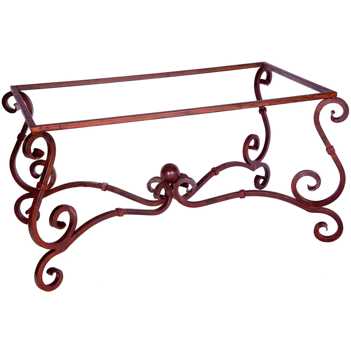 Wrought Iron Dining Table Bases | Iron Frames and Legs ...