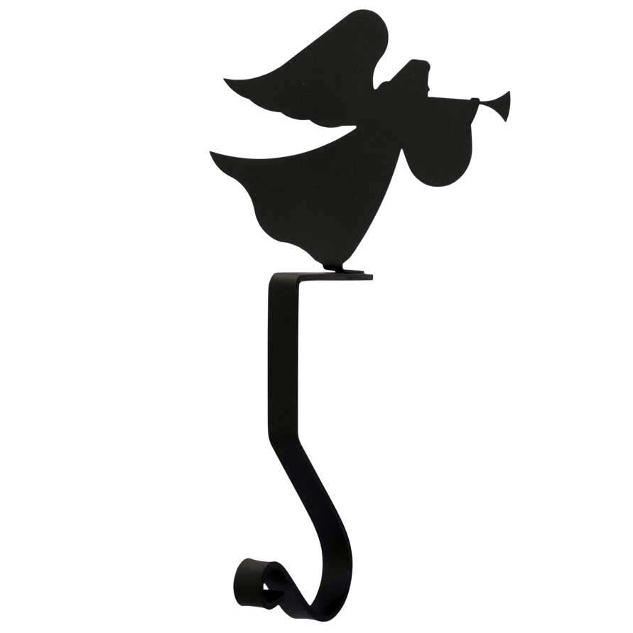 Wrought Iron Angel Stocking Holder | www.TimelessWroughtIron.com ...