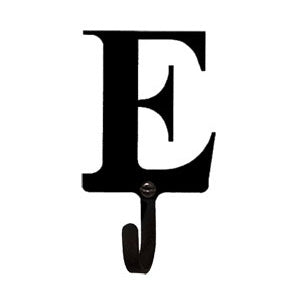 Wrought Iron Letter E Wall Hook – timelesswroughtiron