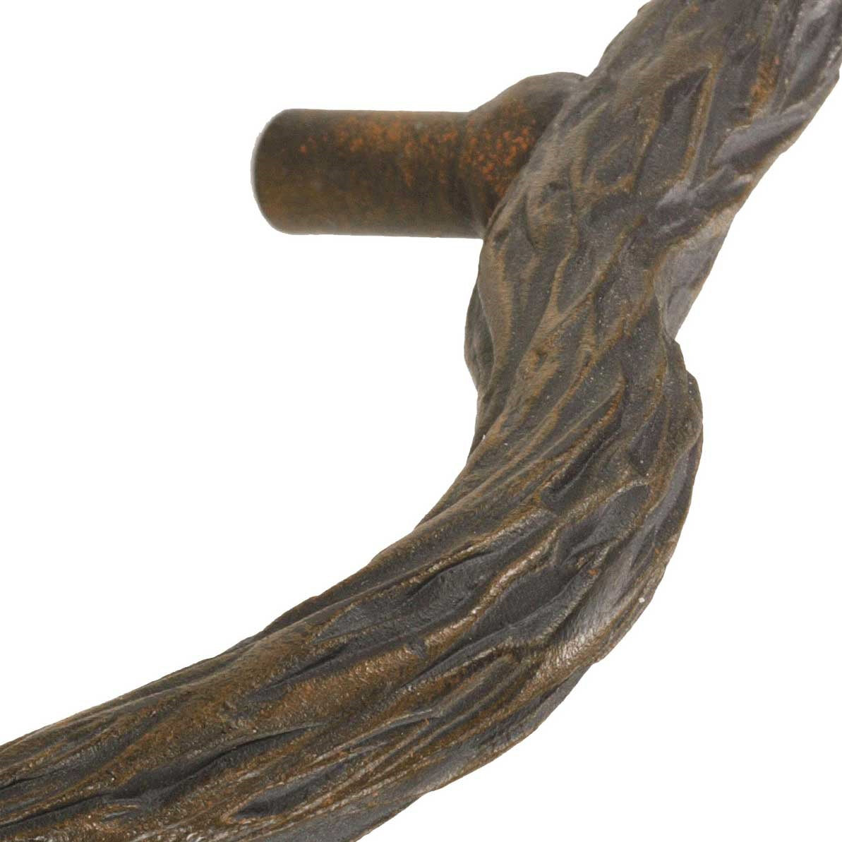 Wrought Iron Cabinet Pulls - Rustic Pine Cabinet Pull in 3 Sizes ...