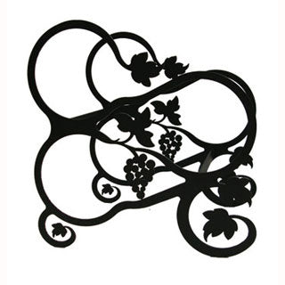 Wrought Iron Small Grapevine Wine Rack – timelesswroughtiron