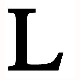 Wrought Iron Letter L – timelesswroughtiron