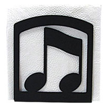 Wrought Iron Music Note Napkin Holder – timelesswroughtiron