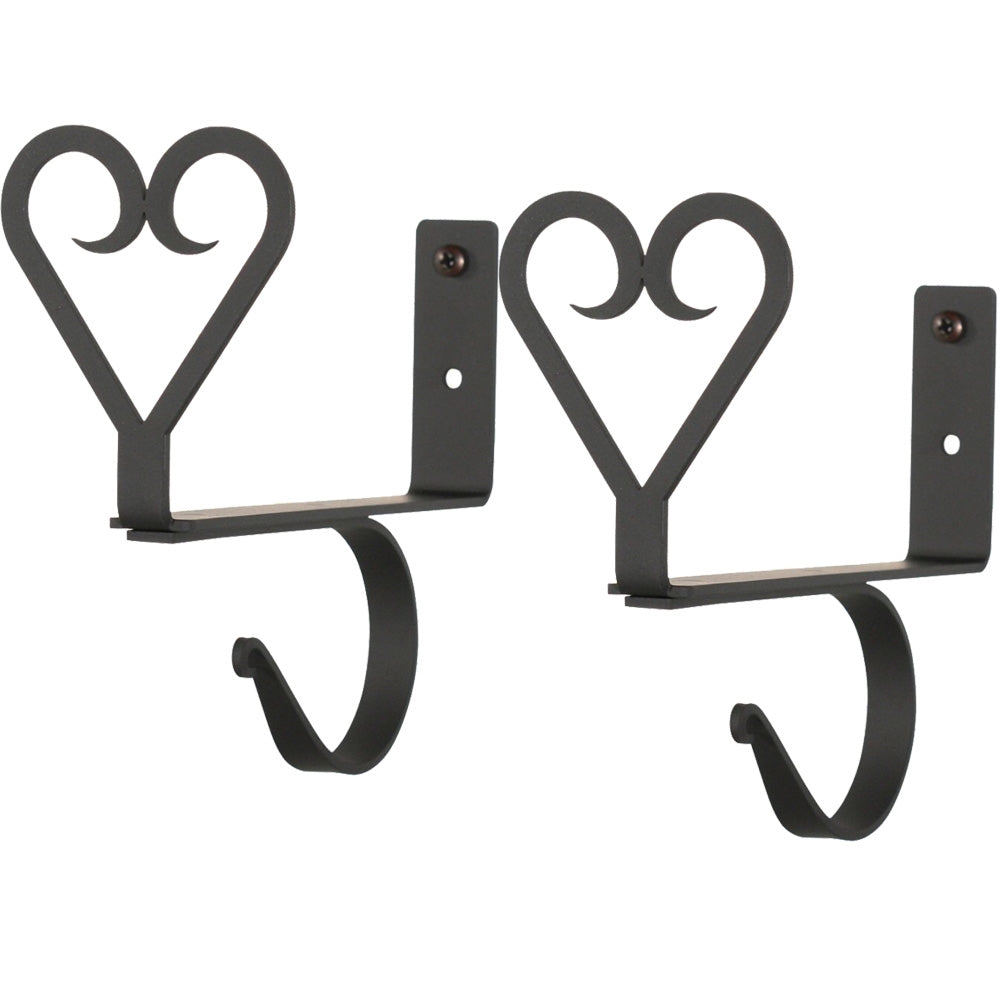 Curtain Rod Shelf Brackets | Sold in Pairs | Timeless Wrought Iron ...