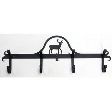Wrought Iron Deer Coat Rack – timelesswroughtiron